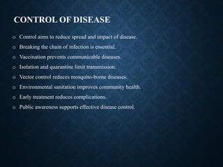 Concept of Health and Disease: Public Health Principles, Determinants ...