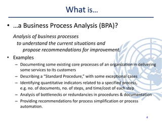 Business Process Analysis to Simplify Trade Procedures | PPTX