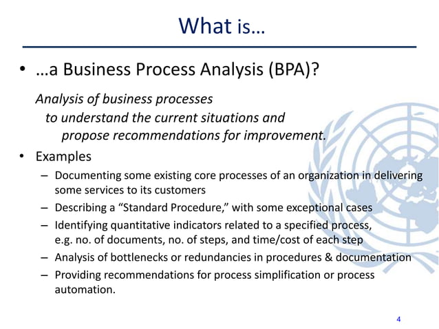 Business Process Analysis to Simplify Trade Procedures | PPTX
