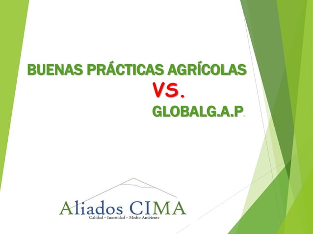 buenas practicas agricolas BPA para alimentos pptx | PPTX
