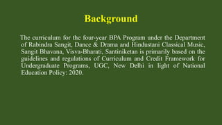 Visva Bharati University BPA 4 Years Course-NEP 2020.pptx