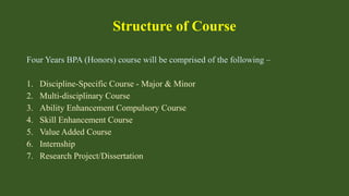 Visva Bharati University BPA 4 Years Course-NEP 2020.pptx