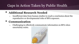 Bpa and fetal health outcomes group 2 final | PPTX