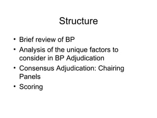 BP Adjudication - Kiran | PPT
