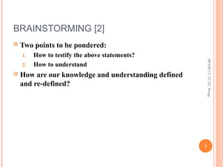 Theory of Knowledge & Research Methodology | PPT