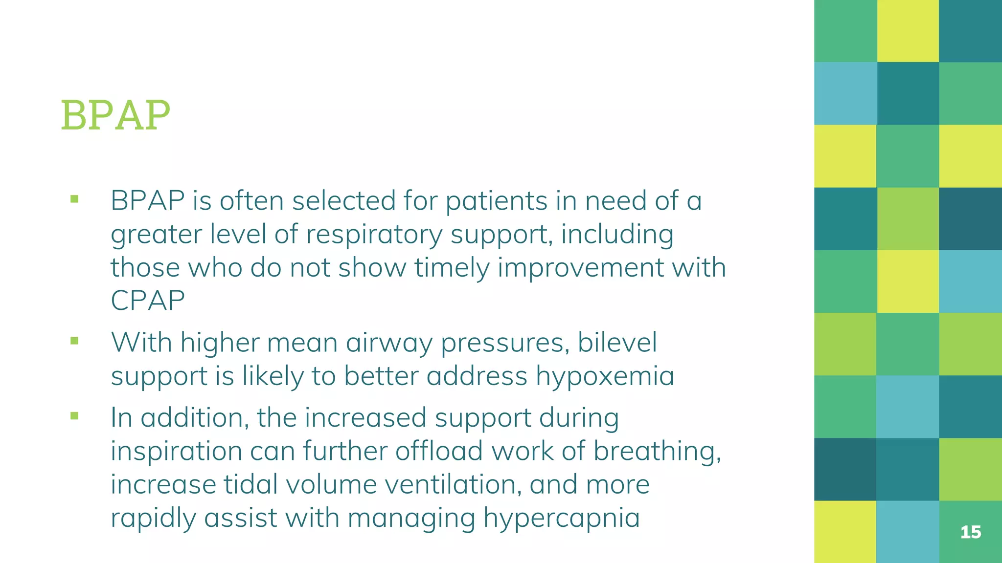 Bpap (bi level positive airway pressure) | PDF