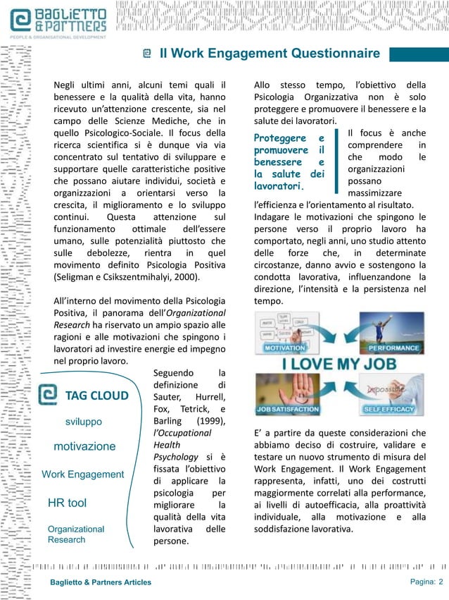 work engagement questionnaire | PDF