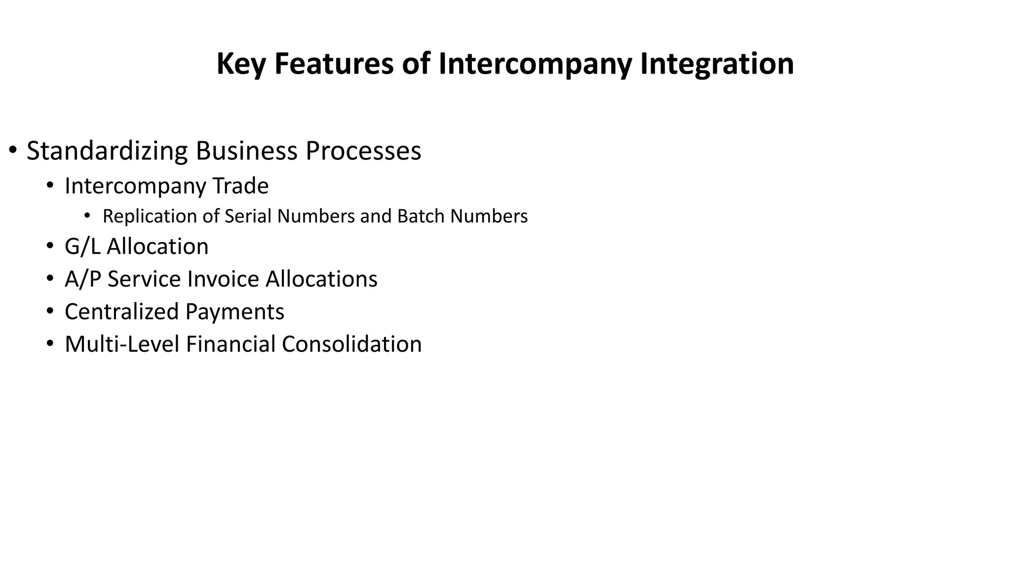 BPAS SAP Business One Intercompany Integration Presentation | PPTX