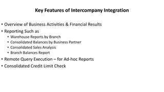 BPAS SAP Business One Intercompany Integration Presentation | PPT