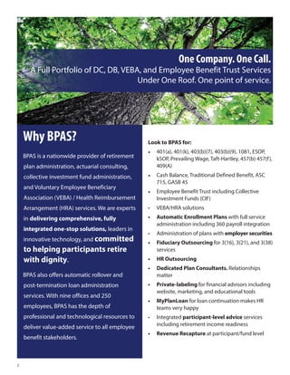 Bpas corporate brochure | PDF