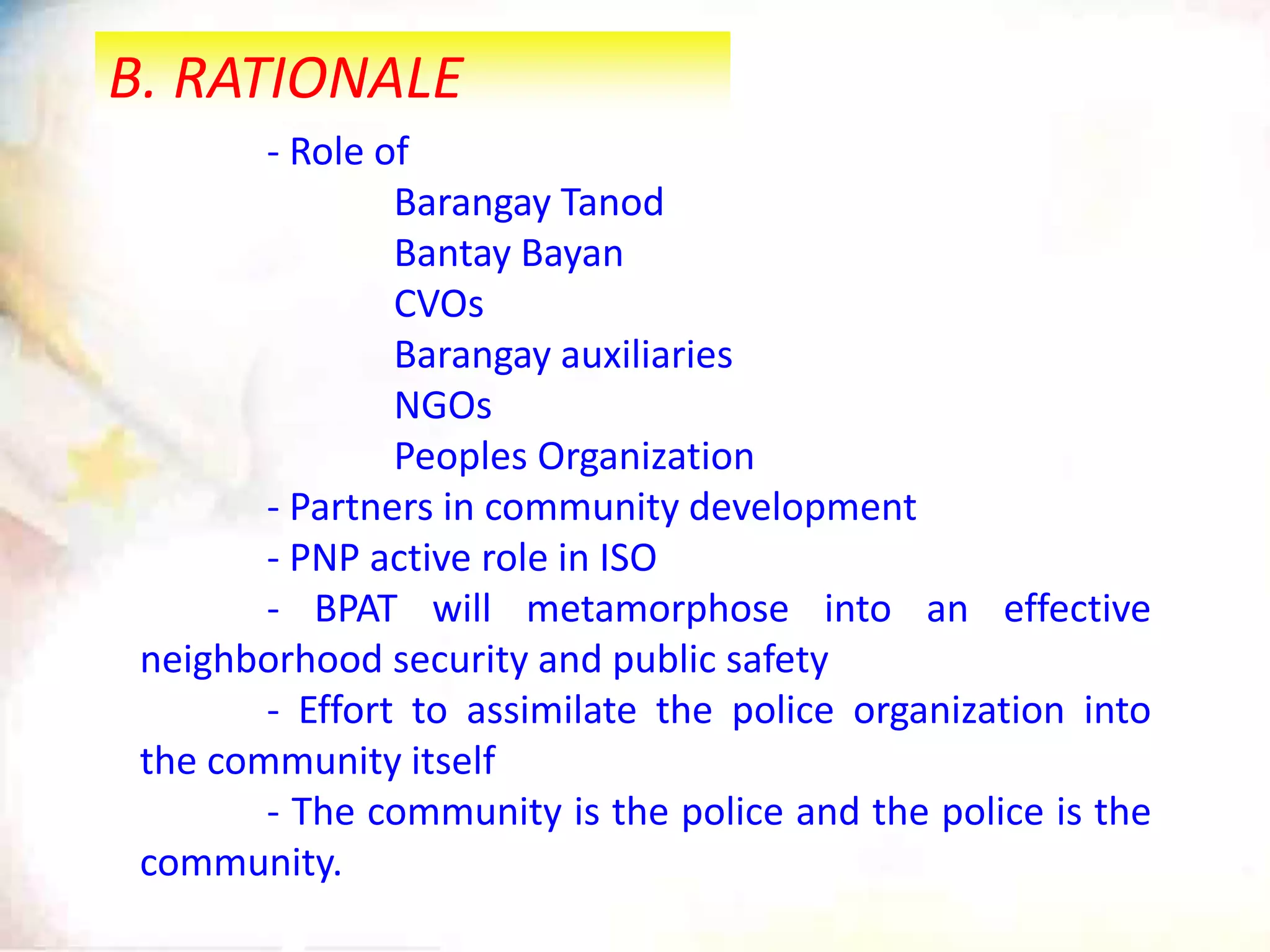 BPAT lecture for Online PCR Executives | PPTX