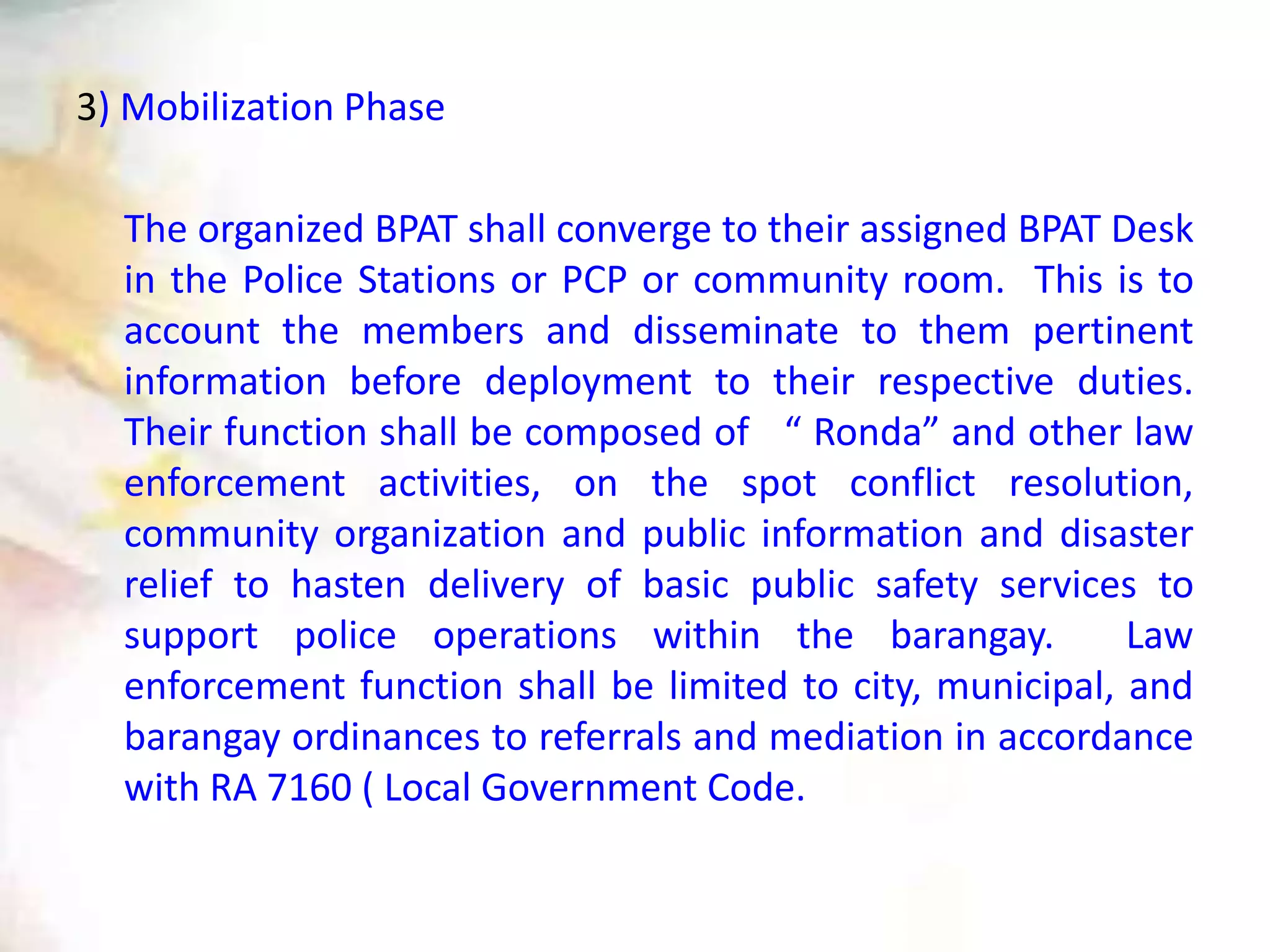 BPAT lecture for Online PCR Executives | PPTX