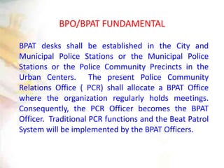 BPAT lecture for Online PCR Executives | PPTX