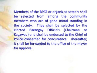 BPAT lecture for Online PCR Executives | PPTX