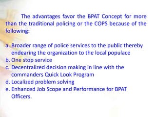 BPAT lecture for Online PCR Executives | PPTX