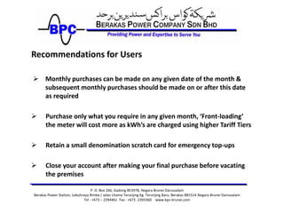 Bpc pre payment-domestic-tariff | PPT