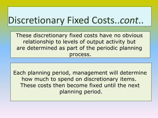 PENGEKOSAN PRODUCTION OPERATION topic2 types of cost | PPTX