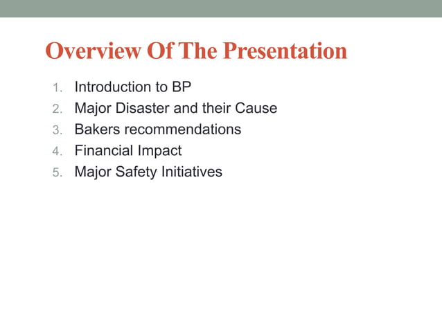 BP case study | PPTX