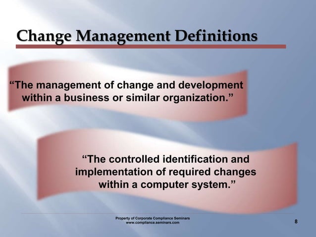 Best Practices: Change Management | PPTX