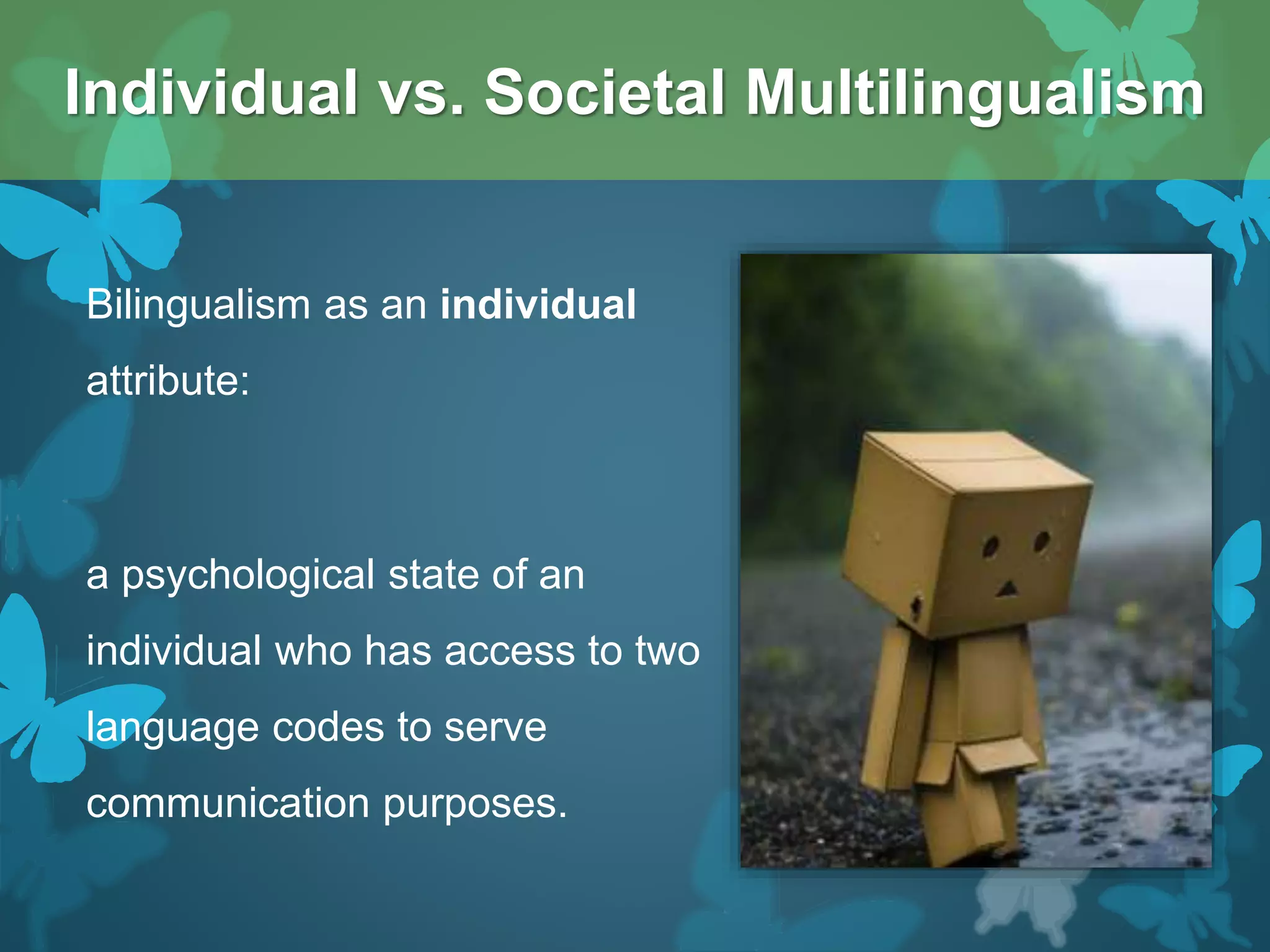 Multilingualism | PPTX