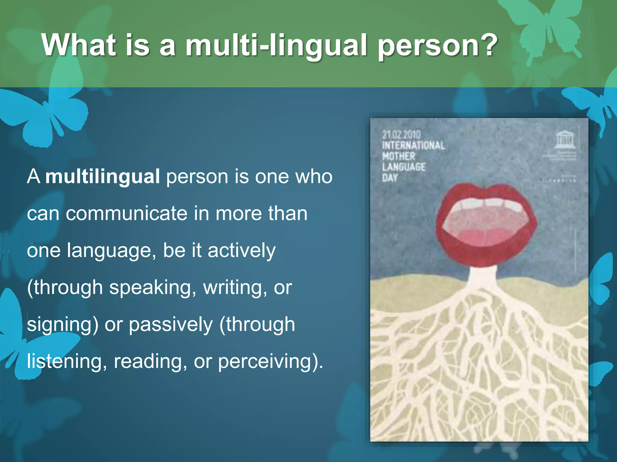 Multilingualism | PPTX