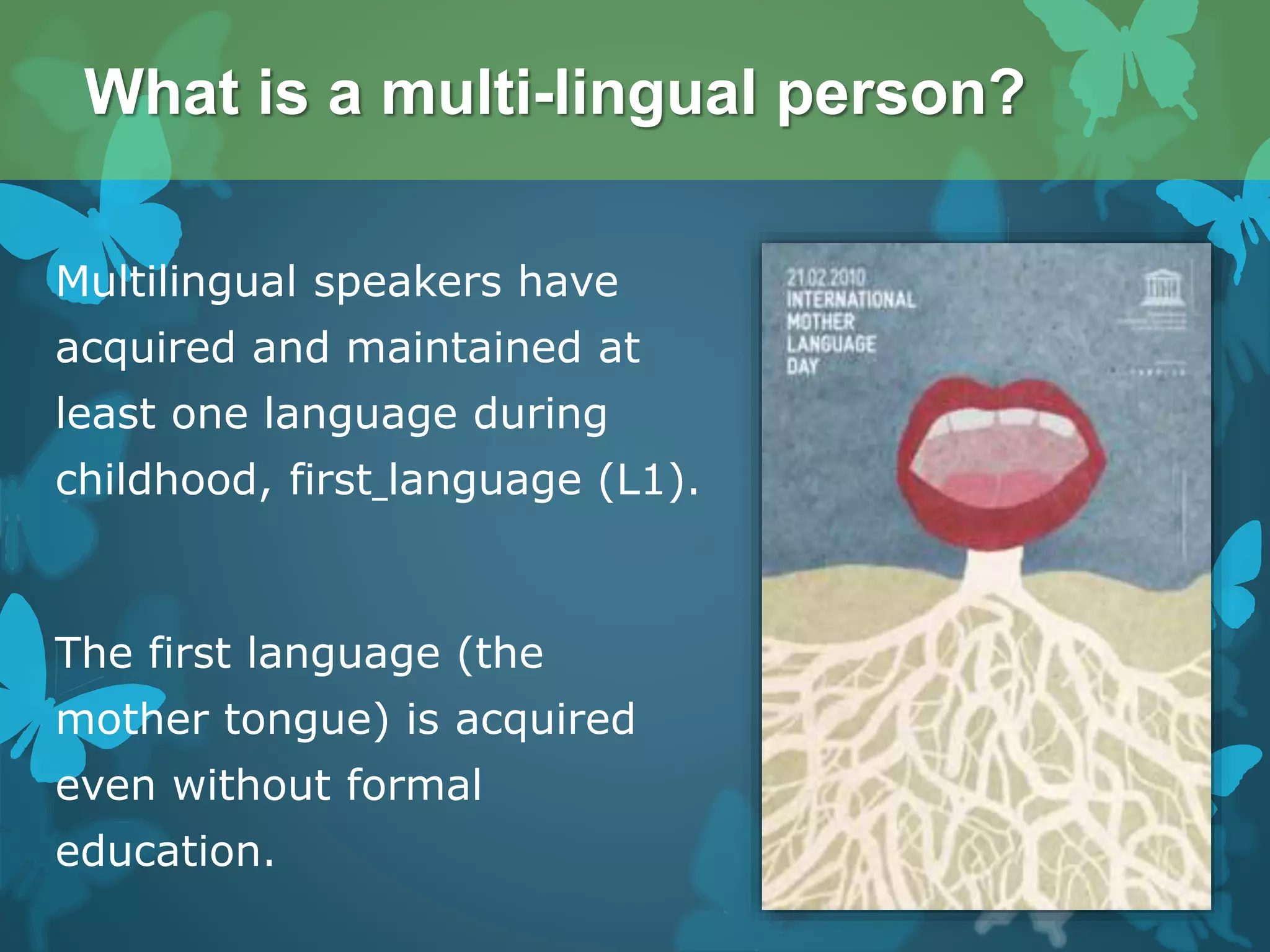 Multilingualism | PPTX