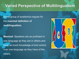 Multilingualism | PPTX