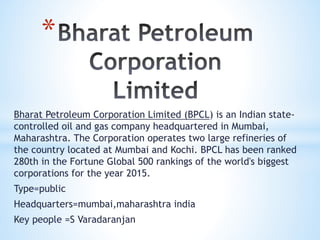 Bpcl | PPT