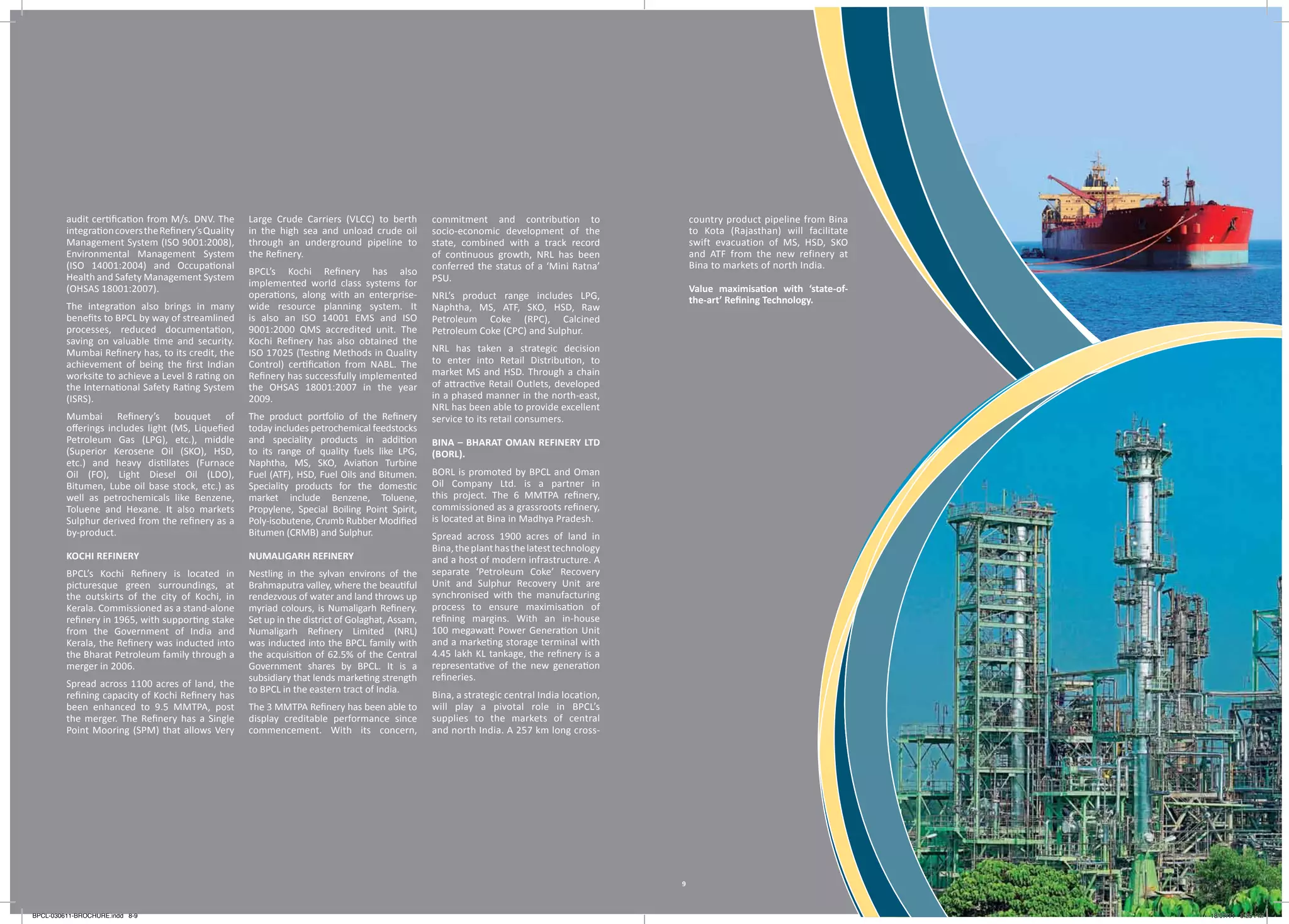 Bpcl final brochure | PDF