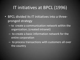 Bpcl final implementation -uVs | PPTX