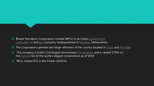 Bpcl & its privatisation | PPT