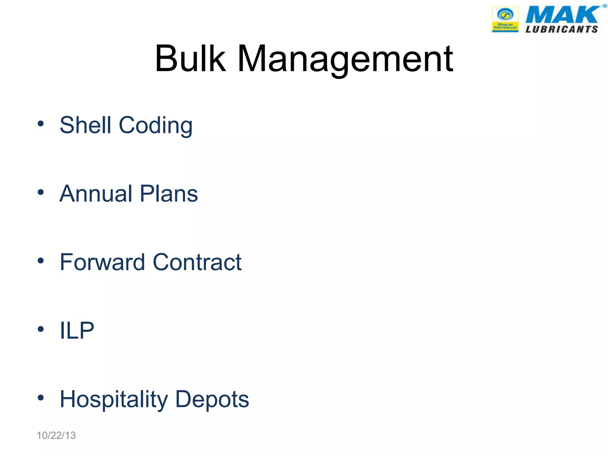 Supply chain of BPCL | PPT