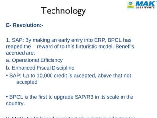 Supply chain of BPCL | PPT