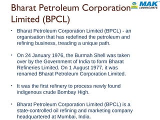 Supply chain of BPCL | PPT