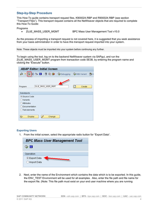 Bpc 10.0 NW Mass User Management tool | PDF