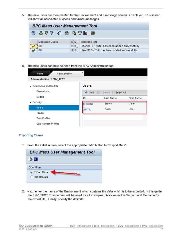 Bpc 10.0 NW Mass User Management tool | PDF