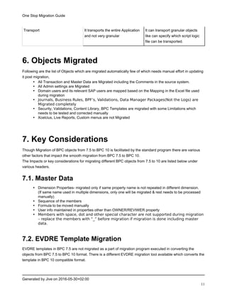 Bpc migration guide | PDF