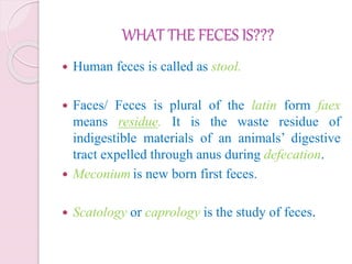 Fecal tests or stool tests | PPT