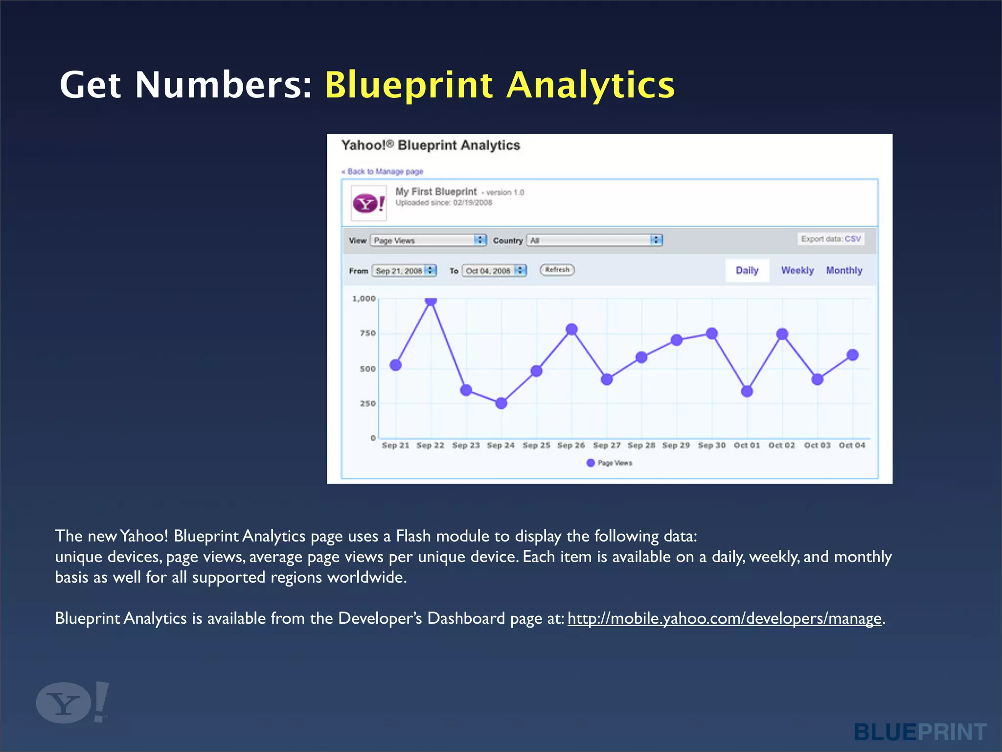 Quick Yahoo! Blueprint Tutorial | PPT
