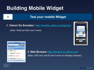 Quick Yahoo! Blueprint Tutorial | PPT