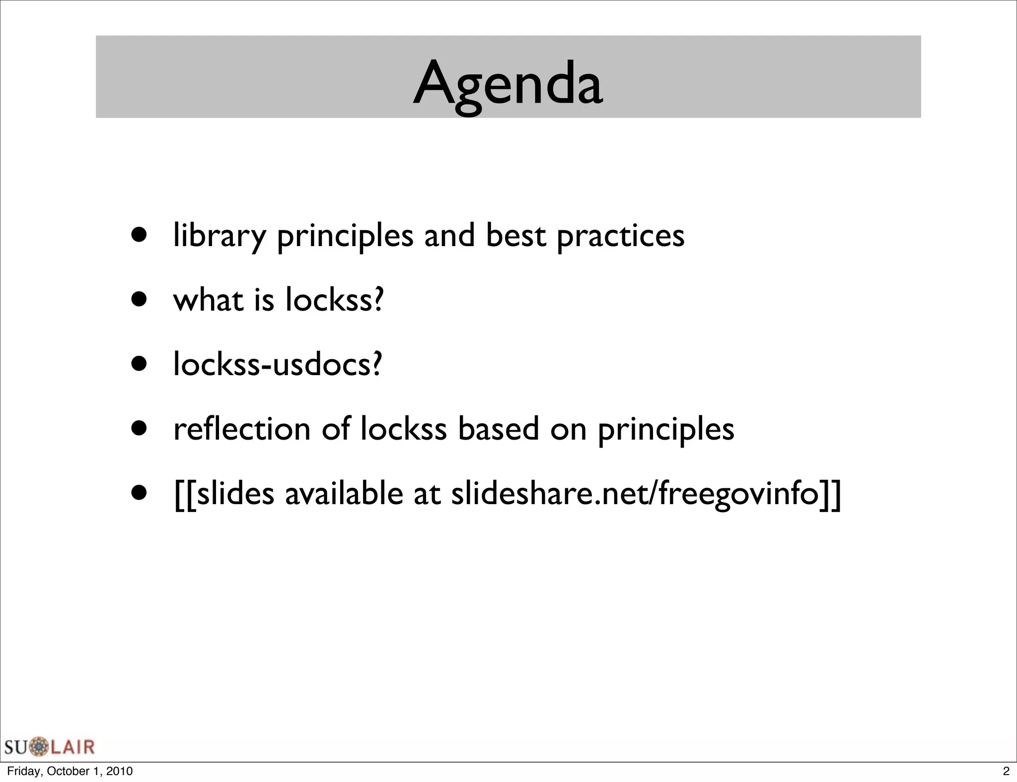 LOCKSS-USDOCS: best practices for preserving digital government information | PDF