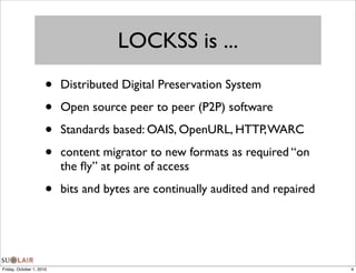 LOCKSS-USDOCS: best practices for preserving digital government information | PDF