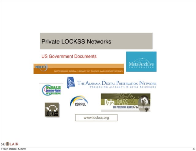 LOCKSS-USDOCS: best practices for preserving digital government information | PDF | Technology ...