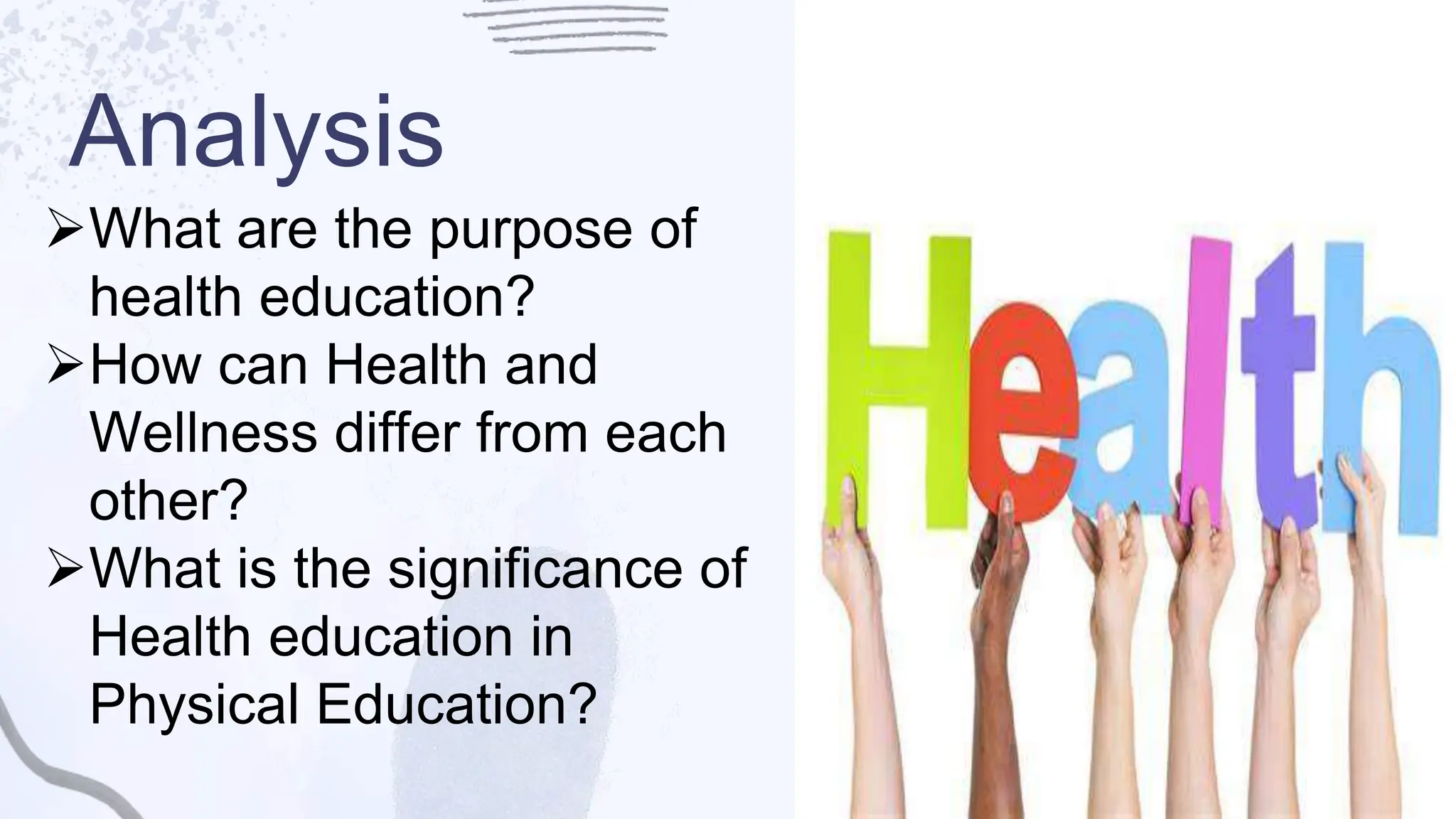 BPE312HEALTH-WELLNESS 5 domains of health caring.pptx | Wellness ...