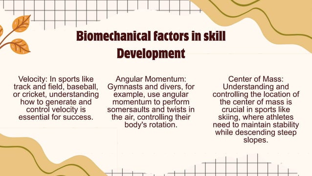 Physical Education biomechanics of human movements in acquiring motor ...
