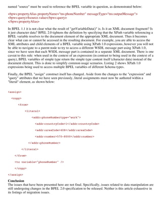 Bpel4 Ws 1.1 To Ws Bpel 2.0 | PDF | Web Design and HTML | Internet
