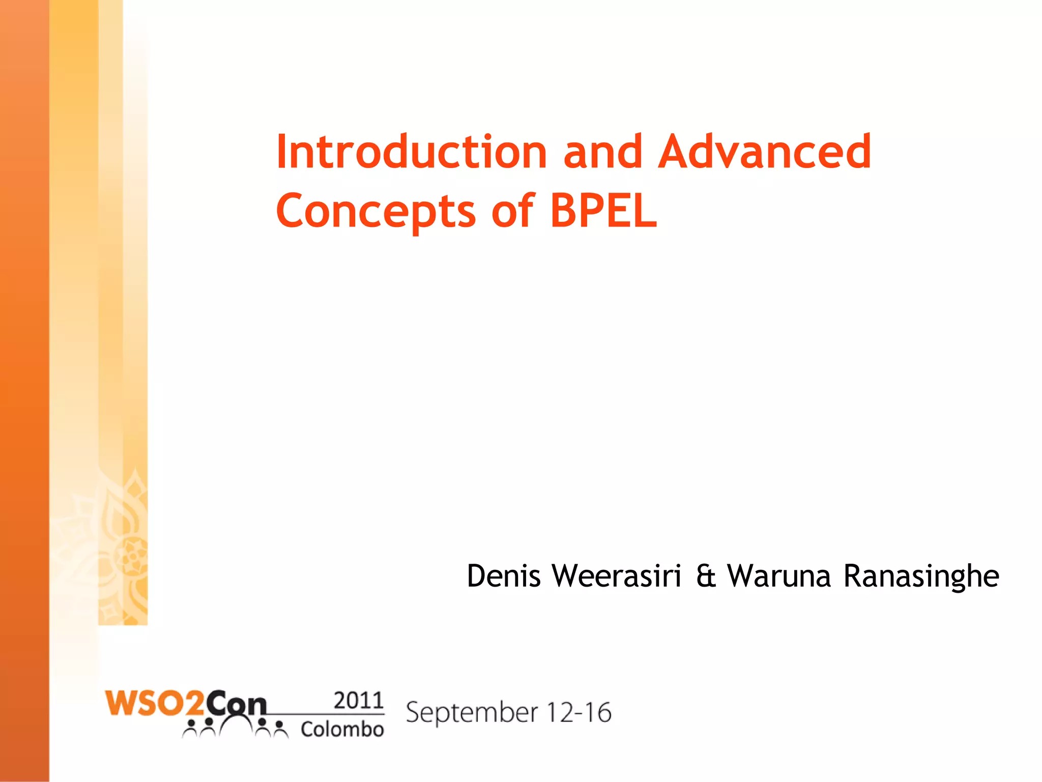 Introduction and Advanced Concepts of BPEL | PDF