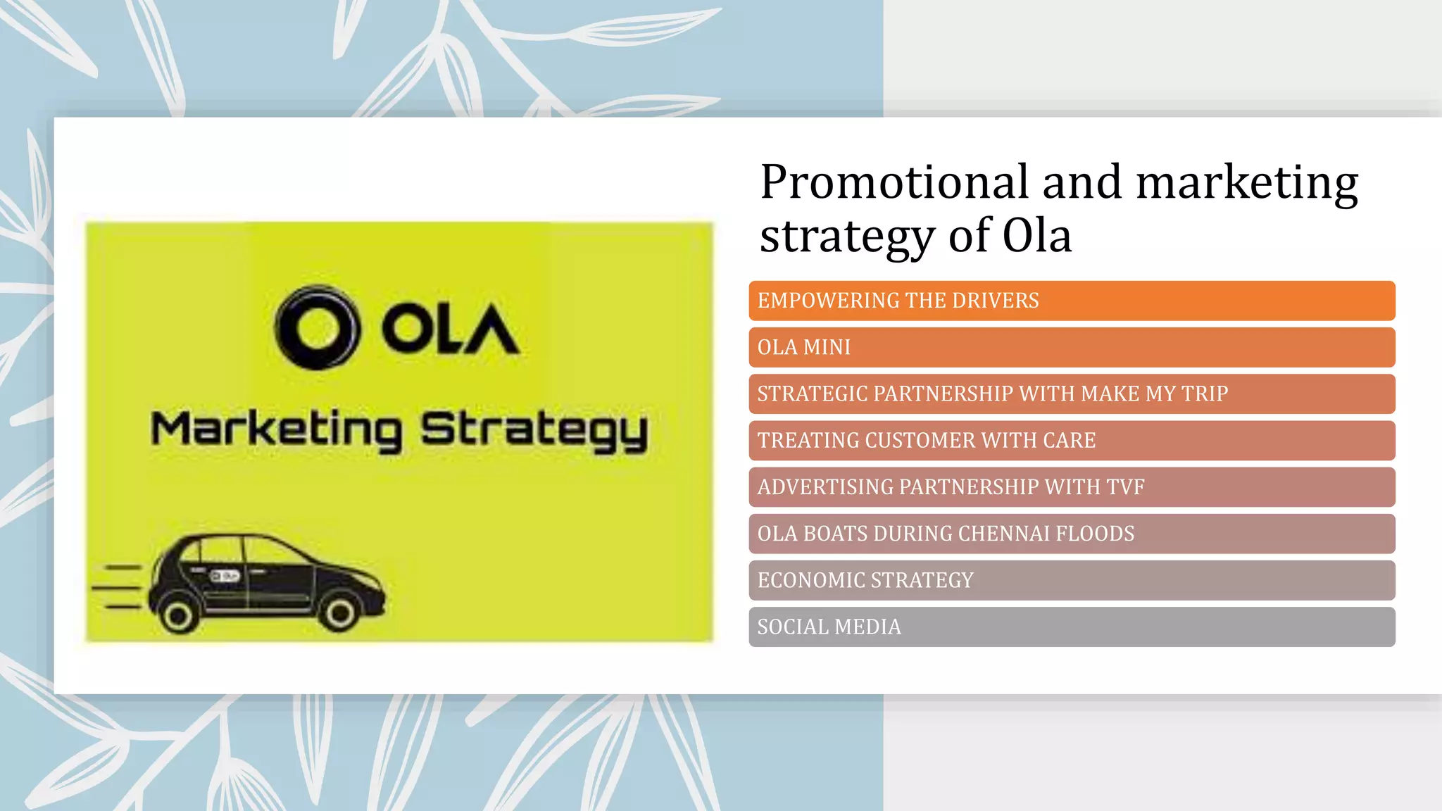 OLA COMPANY | PPTX