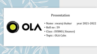 OLA COMPANY | PPTX