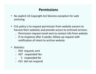 Best Practices Exchange 2013: How collaboration can save [more of] the web: recent progress in ...